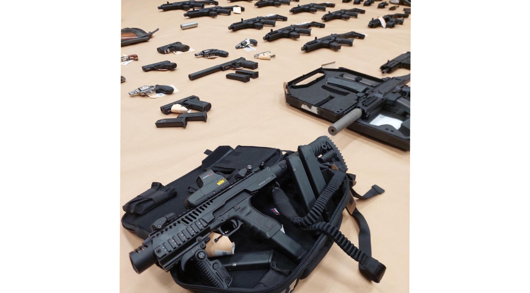 Five arrested in major investigation into firearms and drugs; 20 ...