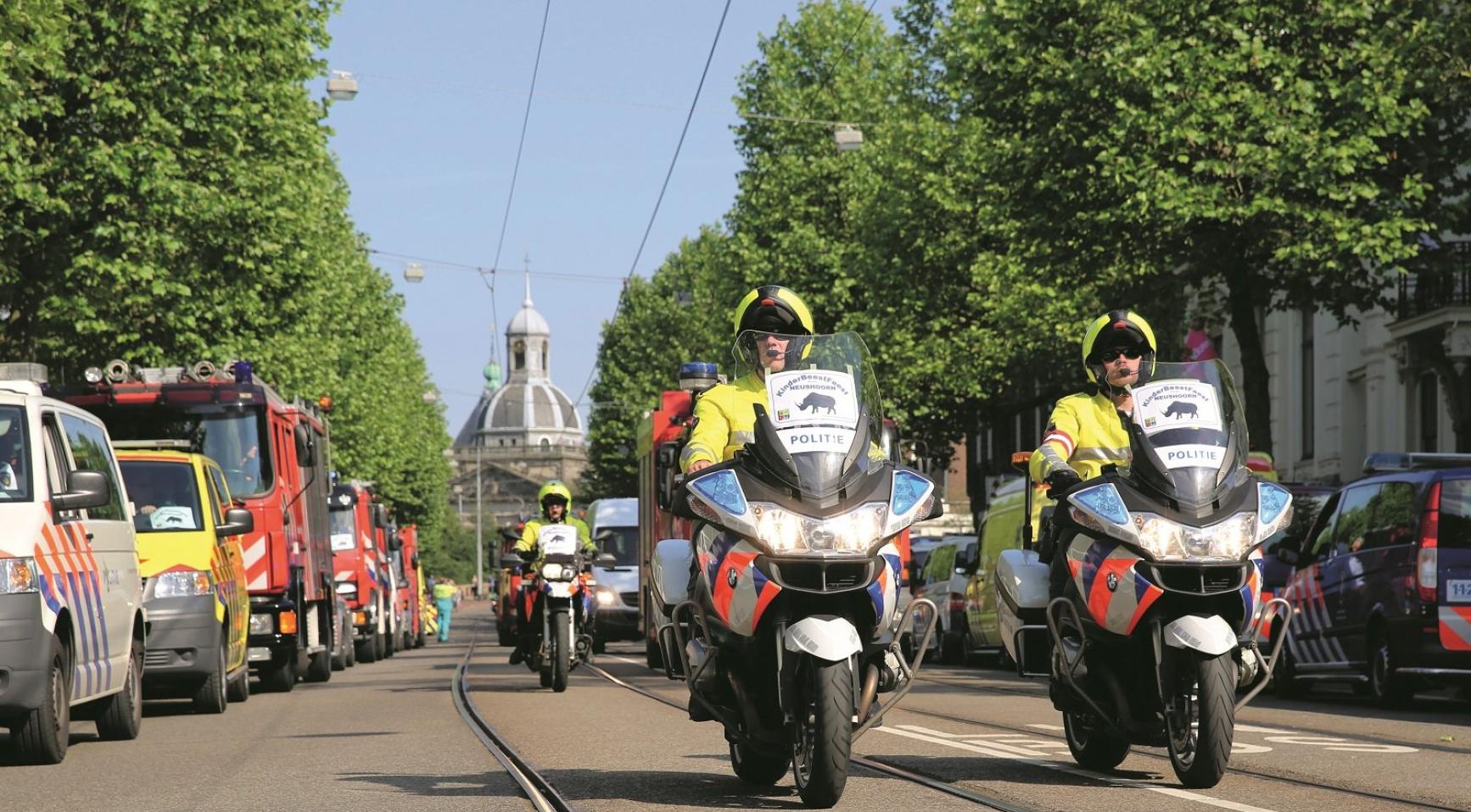 Amsterdam streets close as emergency vehicles bring sick kids on joy ...