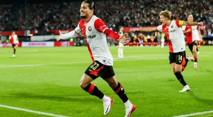 Hadj Moussa’s late goal wins Feyenoord first-leg of UCL qualifier ...